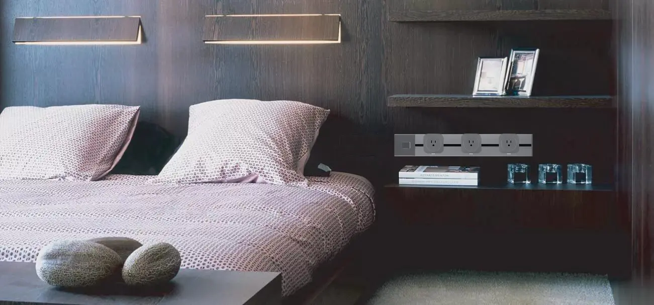Bedroom remodeling plans: track socket locations - WOWSocket Track Socket